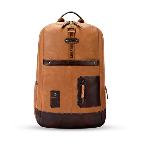 Gear Classic 6 Faux Leather Anti Theft 31L (Tan Brown) – Gear Bags ...