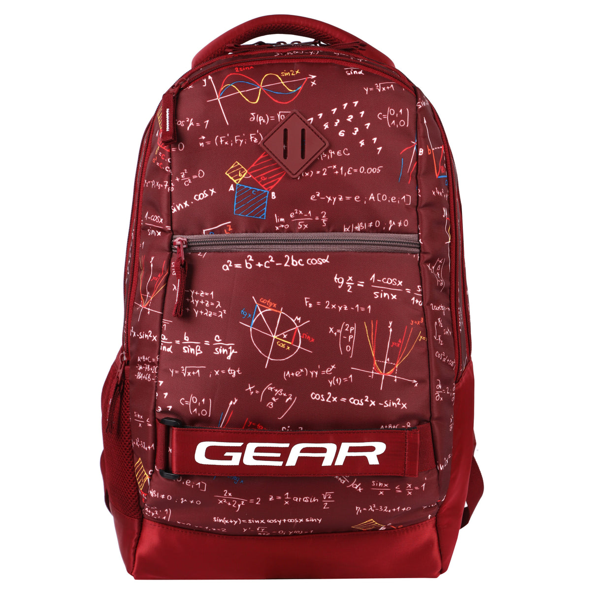 Gear Calculus 34L Backpack With Raincover (Maroon) – Gear Bags | Gear ...